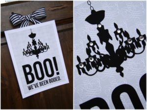 Free Printable Halloween Boo Sign! | The TomKat Studio